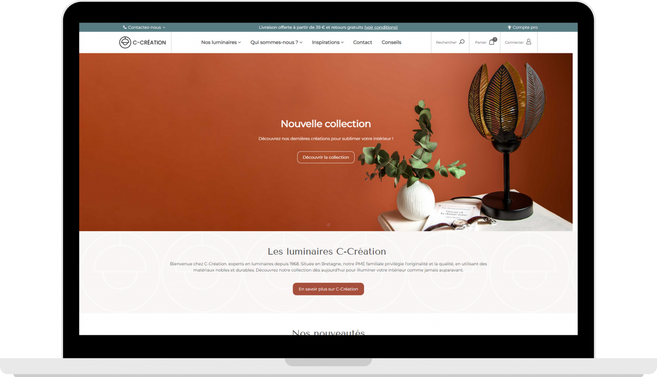 Refonte du site e-commerce PrestaShop sur desktop et mobile | ITIS Commerce